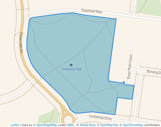 Timbertop Park in Doreen | Map and Routes