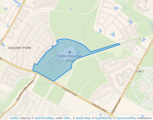 Colony Park District Park in Austin | Map and Routes