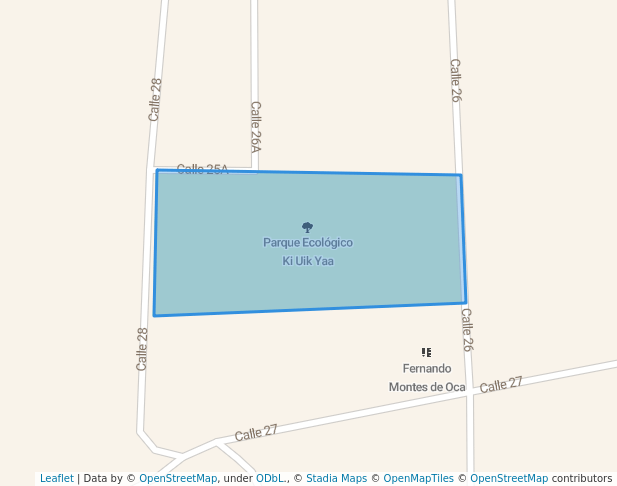 Parque Ecológico Ki Uik Yaa in Umán | Map and Routes