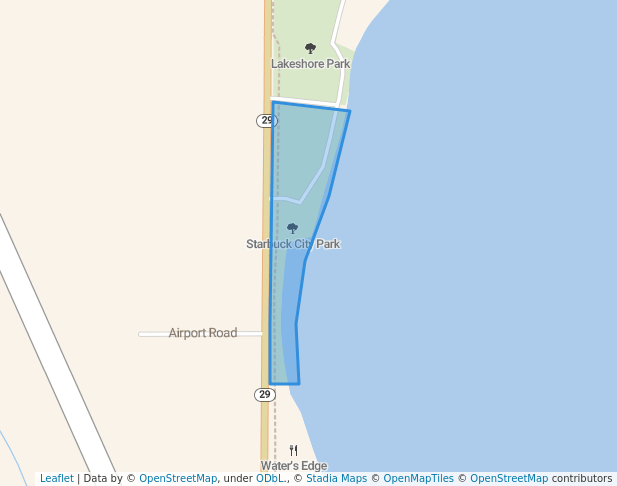 Starbuck City Park in Starbuck | Map and Routes