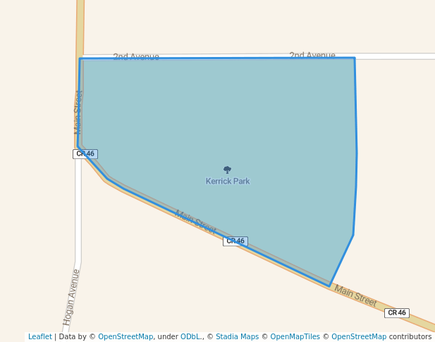 Kerrick Park in Kerrick | Map and Routes