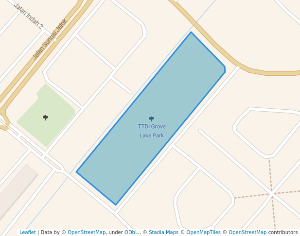 TTDI Grove Lake Park in Kajang | Map and Routes