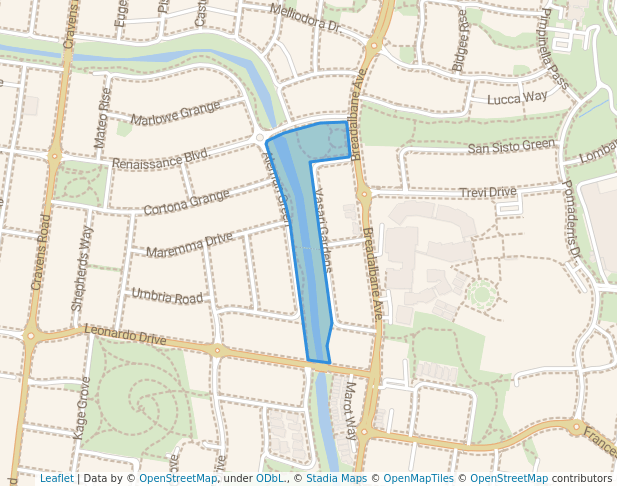 Simons Creek Linear Park in Mernda | Map and Routes