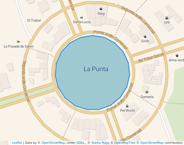 Plaza de los Niños in La Punta | Map and Routes