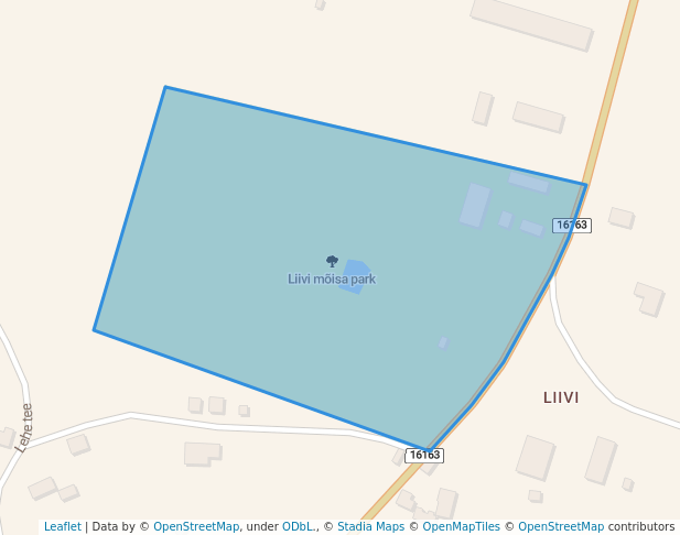 Liivi mõisa park in Liivi | Map and Routes