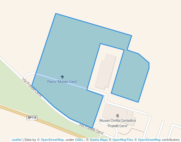 Parco "Museo Cervi" in Campegine | Map and Routes