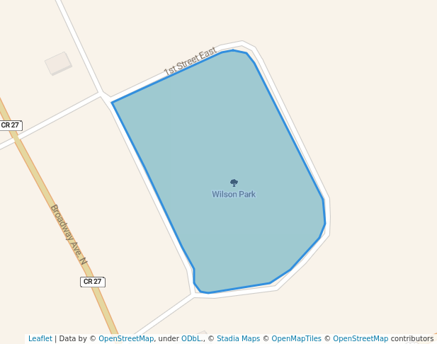 Wilson Park in Hadley | Map and Routes