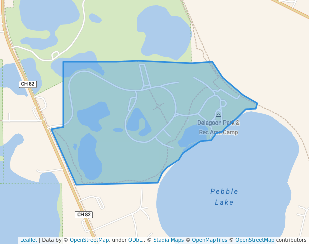 Delagoon Park in Fergus Falls | Map and Routes