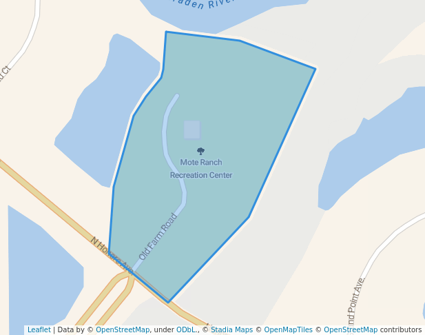 Mote Ranch Recreation Center in Sarasota | Map and Routes