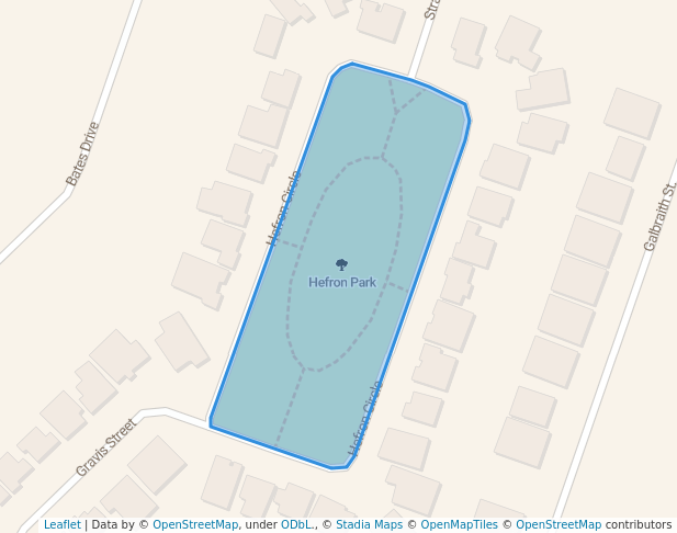 Hefron Park in Somerville | Map and Routes