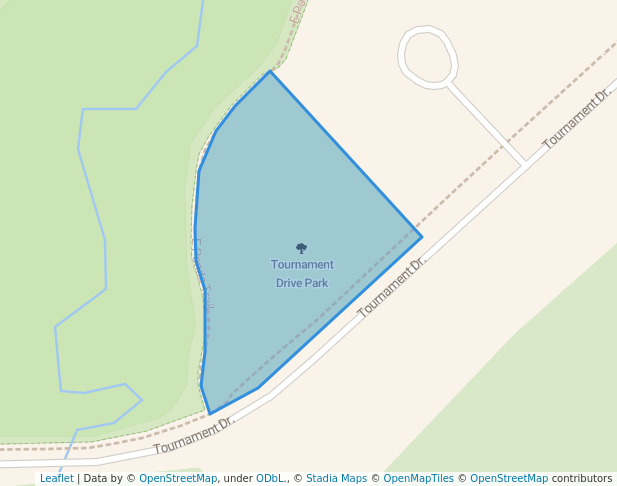 Tournament Drive Park in Elgin | Map and Routes
