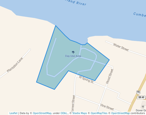Day Use Area in Dover | Map and Routes