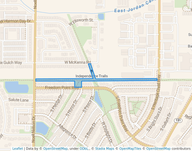 Independence Trails in Riverton | Map and Routes