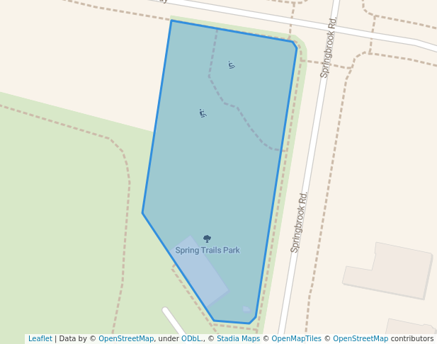 Spring Trails Park in Pflugerville | Map and Routes