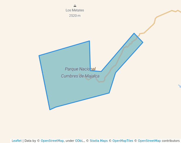 Parque Nacional Cumbres de Majalca in Cumbres de Majalca | Map and Routes