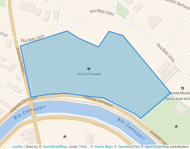 Horto Florestal in Camaçari | Map and Routes