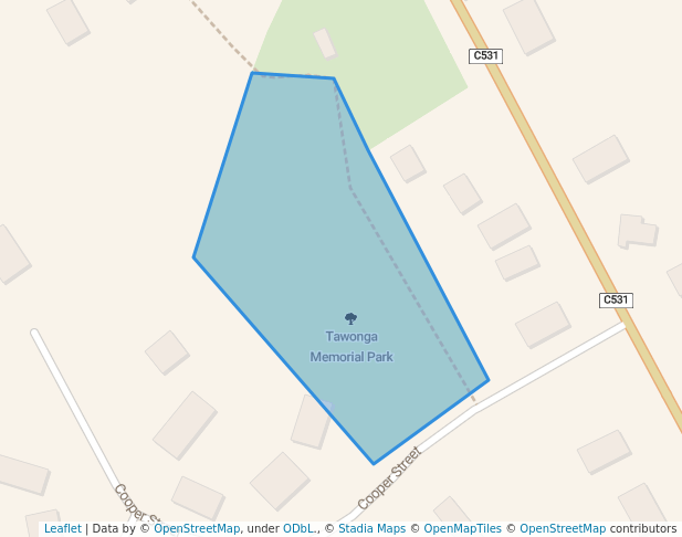 Tawonga Memorial Park in Tawonga | Map and Routes