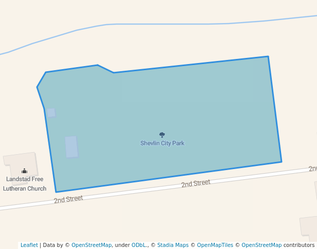 Shevlin City Park in Shevlin | Map and Routes