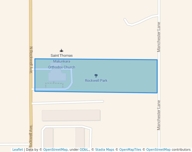 Rockwell Park in Oklahoma City | Map and Routes