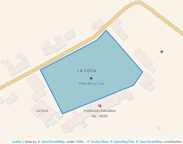 Plaza de La Coca in La Coca | Map and Routes