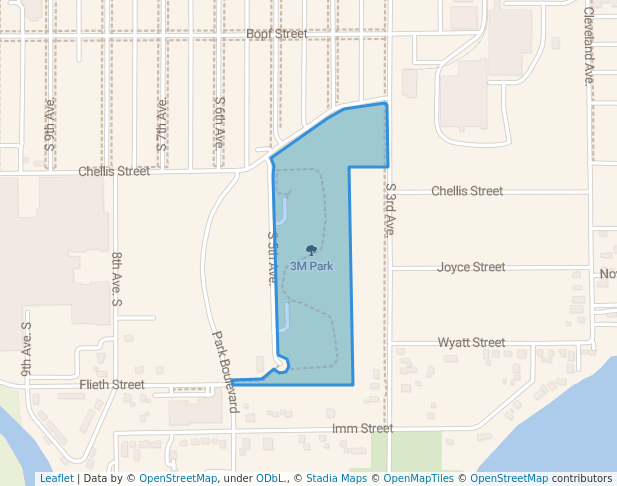 3M Park in Wausau | Map and Routes