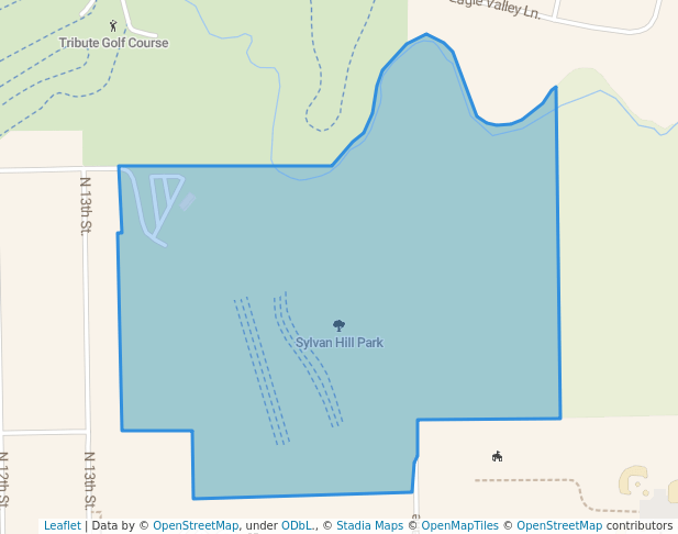 Sylvan Hill Park in Wausau | Map and Routes