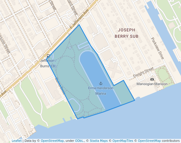 Erma Henderson Park in Detroit | Map and Routes