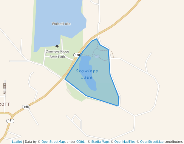 Crowleys Ridge State Park in Paragould | Map and Routes