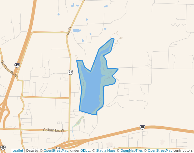 Lake Alma Park in Alma | Map and Routes