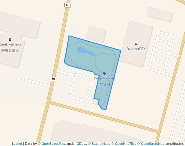 東公園 in Mito | Map and Routes