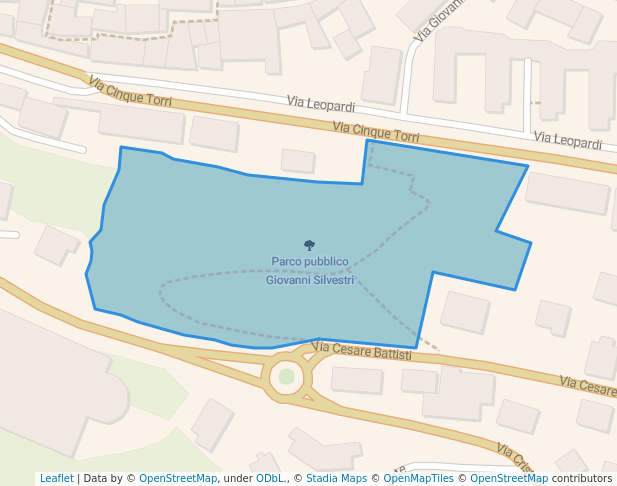 Parco pubblico Giovanni Silvestri in Osimo | Map and Routes