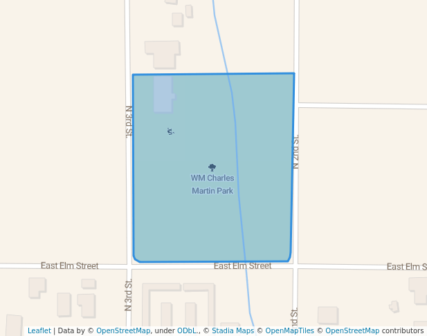 WM Charles Martin Park in Tecumseh | Map and Routes