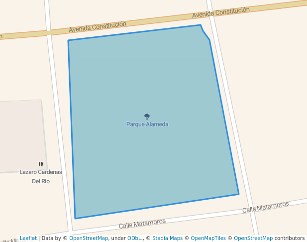 Parque Alameda in Autlán de Navarro | Map and Routes