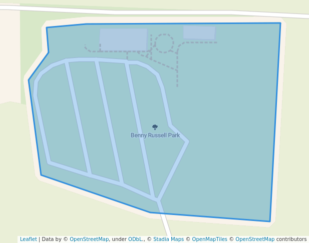 Benny Russell Park in Pace | Map and Routes