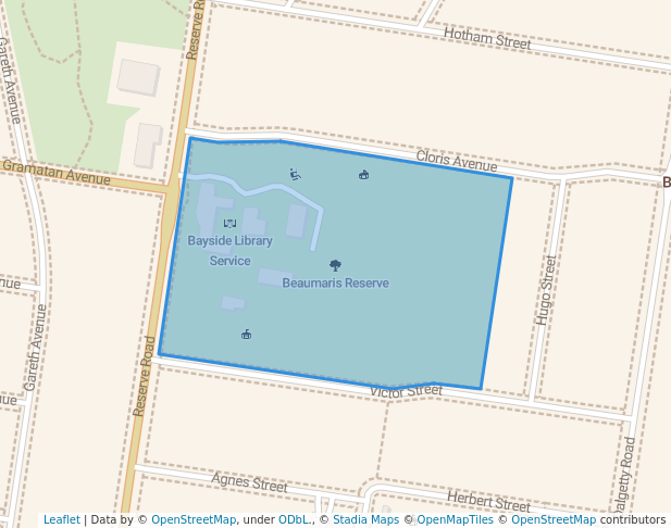 Beaumaris Reserve in Beaumaris | Map and Routes
