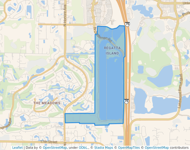 Nathan Benderson Park in Sarasota | Map and Routes