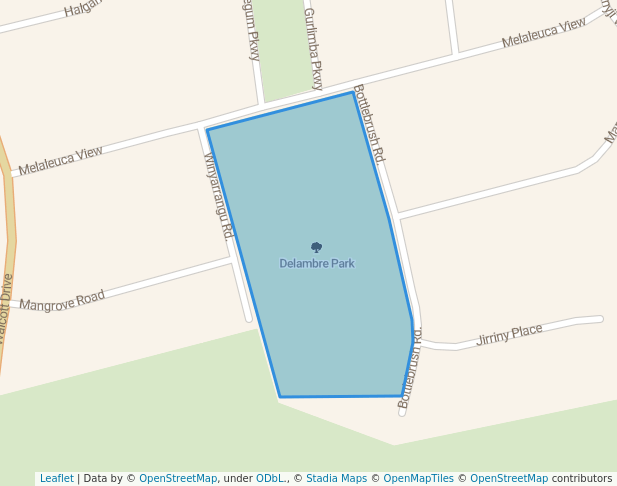 Delambre Park in Wickham | Map and Routes