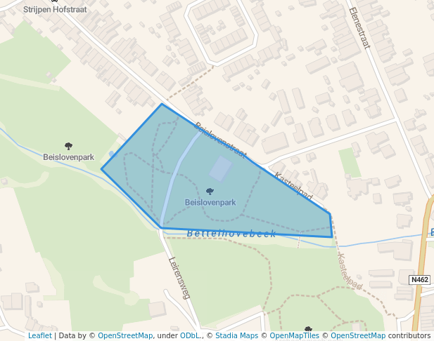 Beislovenpark in Zottegem | Map and Routes