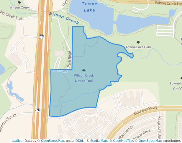 Wilson Creek Nature Trail in McKinney | Map and Routes