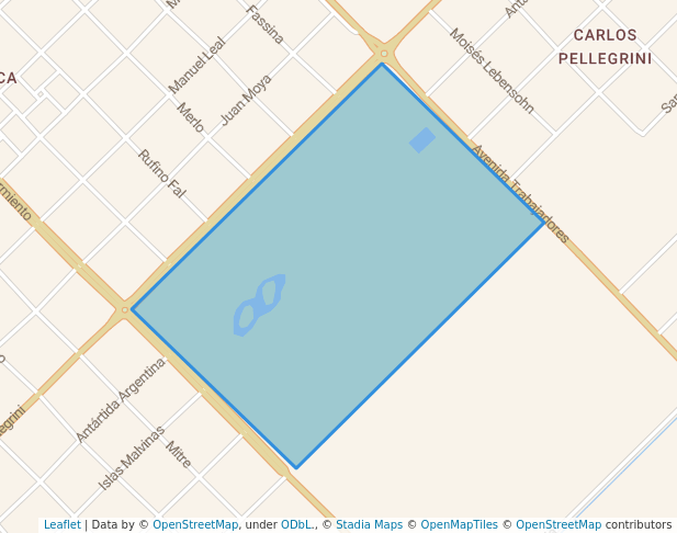 Parque del zoologico "La Maxima" in Olavarría | Map and Routes