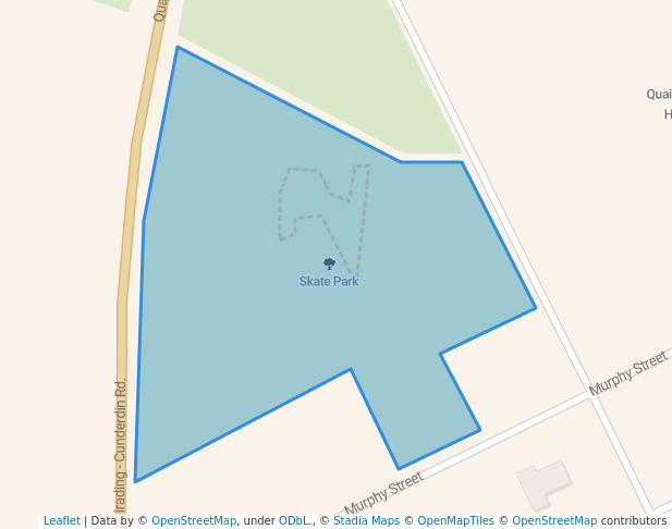 Skate Park in Quairading | Map and Routes