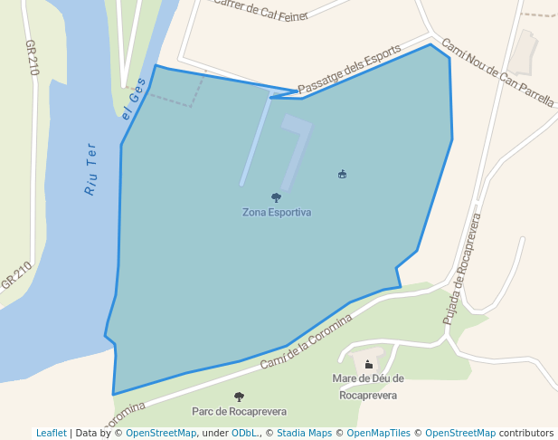 Zona Esportiva in Torelló | Map and Routes