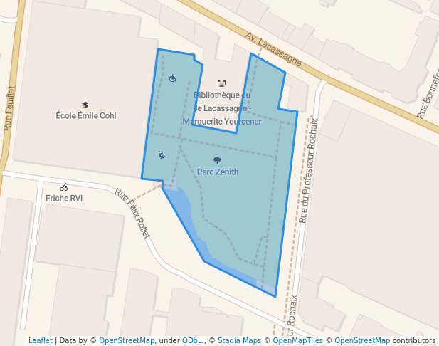 Parc Zénith in Lyon | Map and Routes