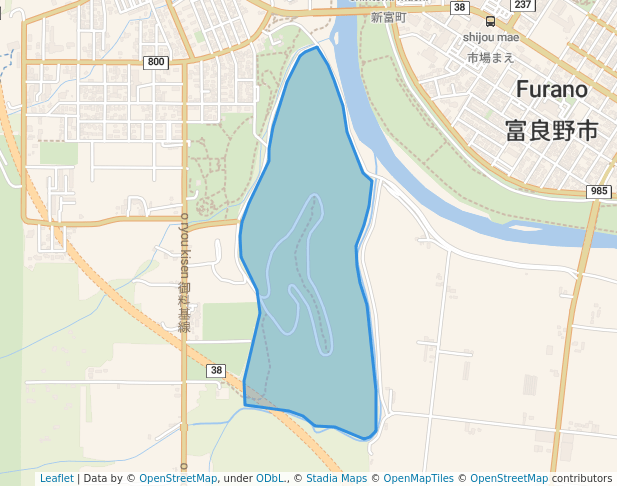 Asahigaoka Park in Furano | Map and Routes