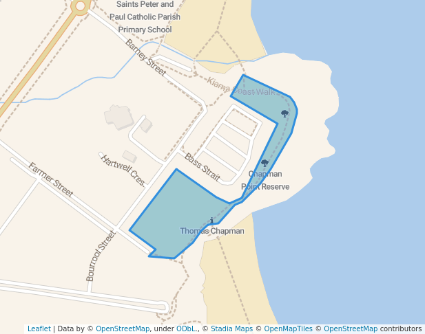 Chapman Point Reserve in Kiama | Map and Routes