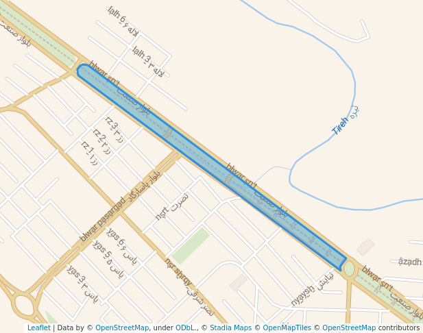 پارک ایثارگران in Dorud | Map and Routes