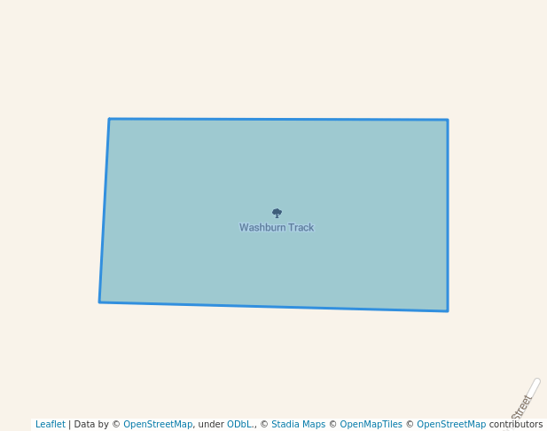 Washburn Track in Washburn | Map and Routes