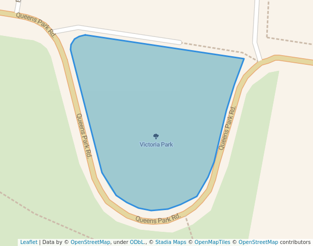 Victoria Park in Queens Park | Map and Routes