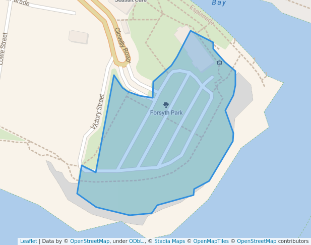 Forsyth Park in Clovelly | Map and Routes