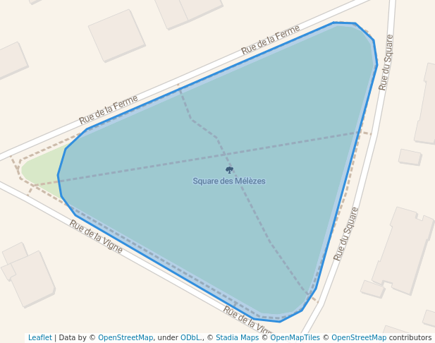 Square des Mélèzes in Réhon | Map and Routes
